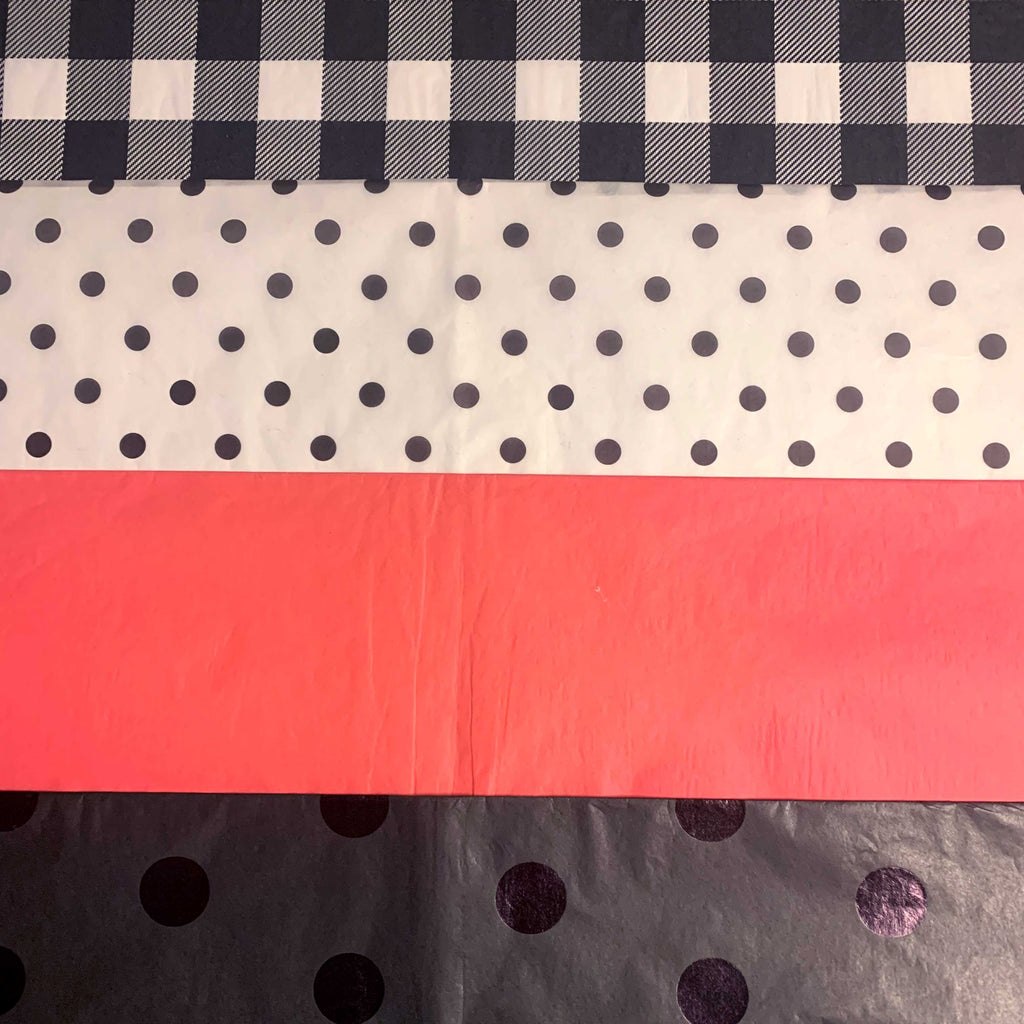 Gift Tissue - Checks & Dots – Peters Packaging